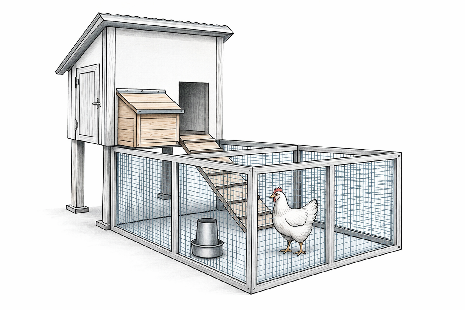 The Best Design for a DIY Roll Away Chicken Nest Box: Simple & Proven ...