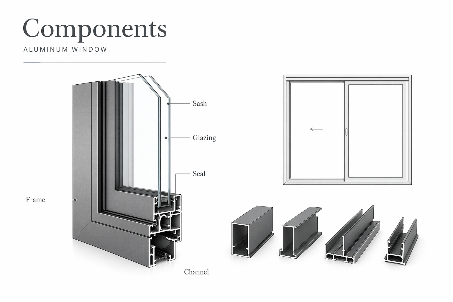 Window Frame Section Names Window Frame Section Names