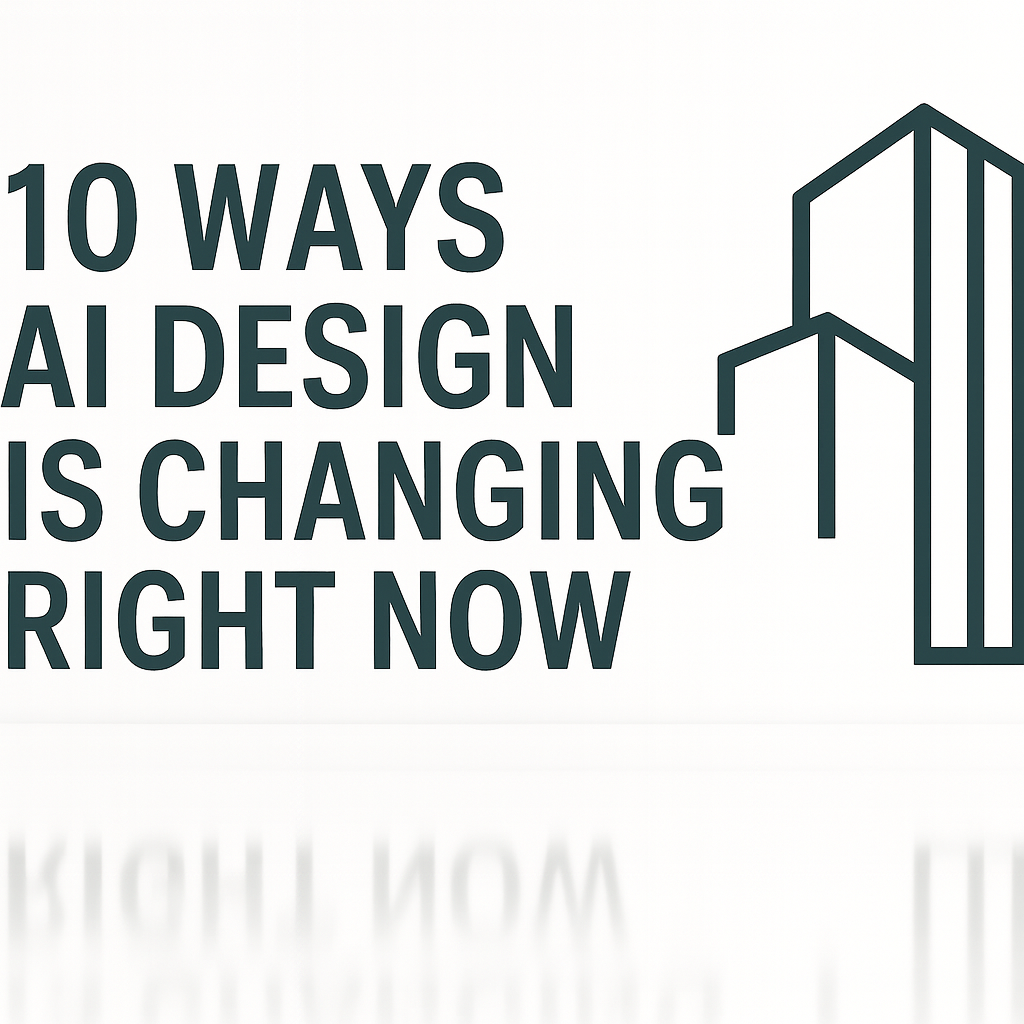 10 Ways AI Design Is Changing Architecture Right Now ...