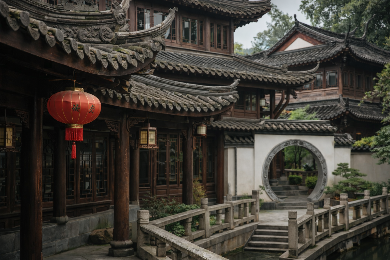 Chinese Architectural Features: Roofs, Brackets, Screens, Color ...