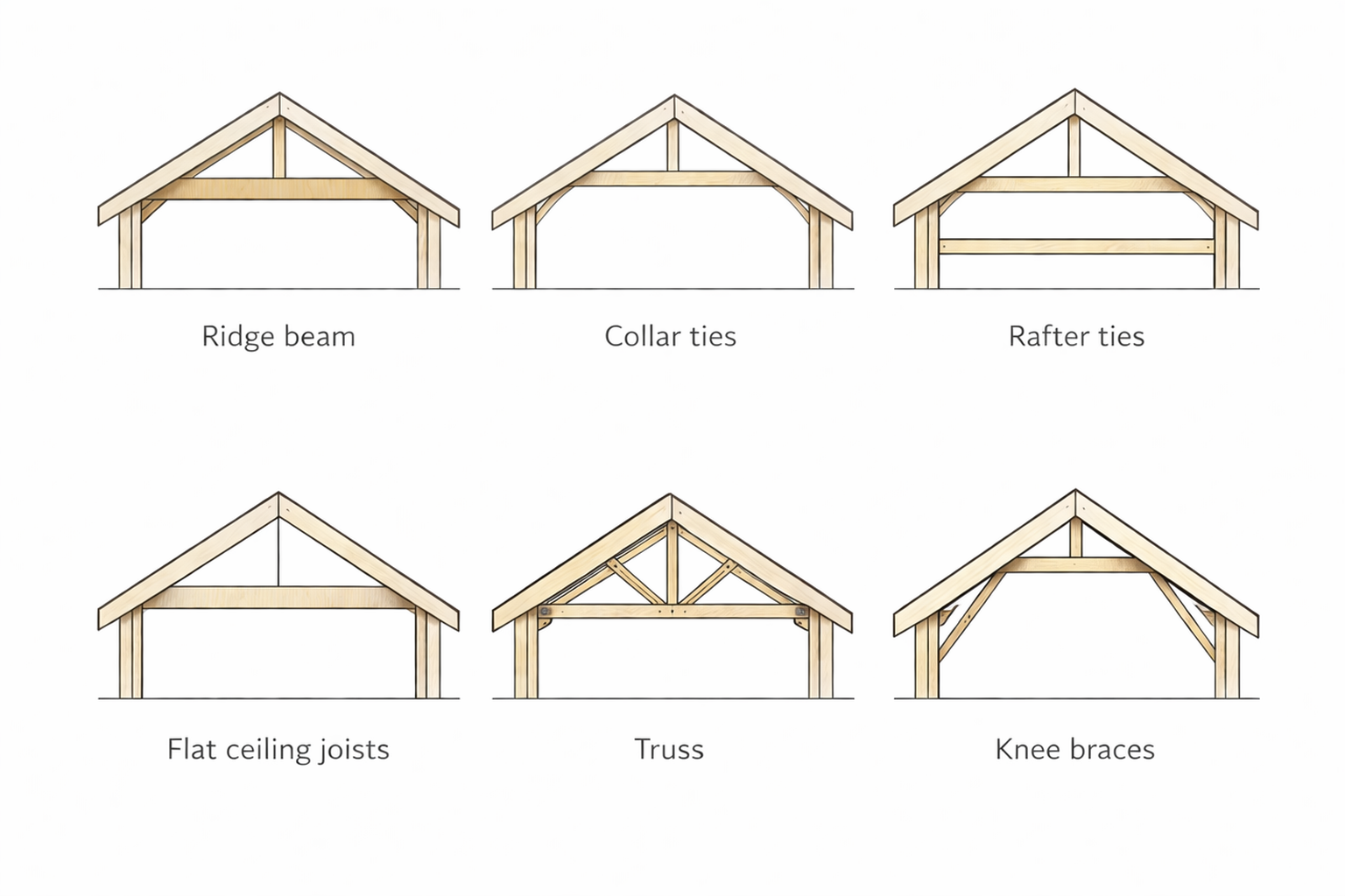 Types of Roof Bracing: Materials, Methods, and Examples ...