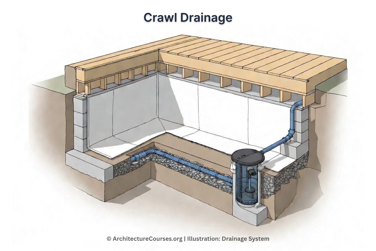 Crawl Space Drainage System: What Stops Water for Good ...