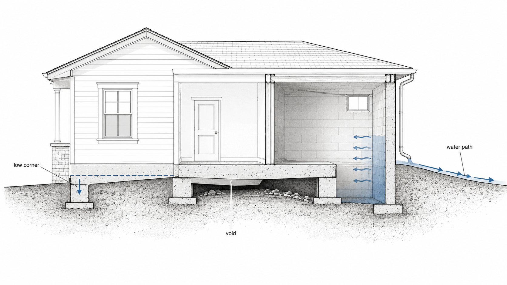 Sinking Foundation 101: Signs, Causes, and Fixes | ArchitectureCourses.org