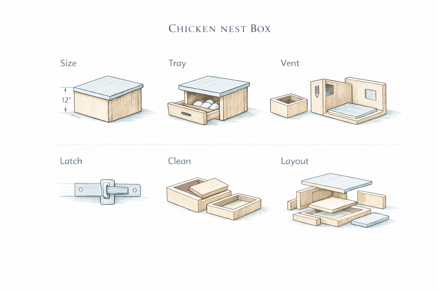 The Best Design for a DIY Roll Away Chicken Nest Box: Simple & Proven ...