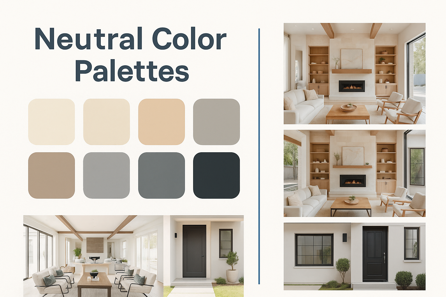 Neutral Color Palettes to Match Any Style | ArchitectureCourses.org