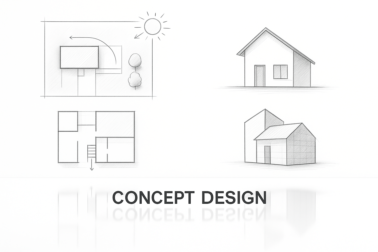 Drawing of a Modern House: Reading and Creating Your First Plans ...
