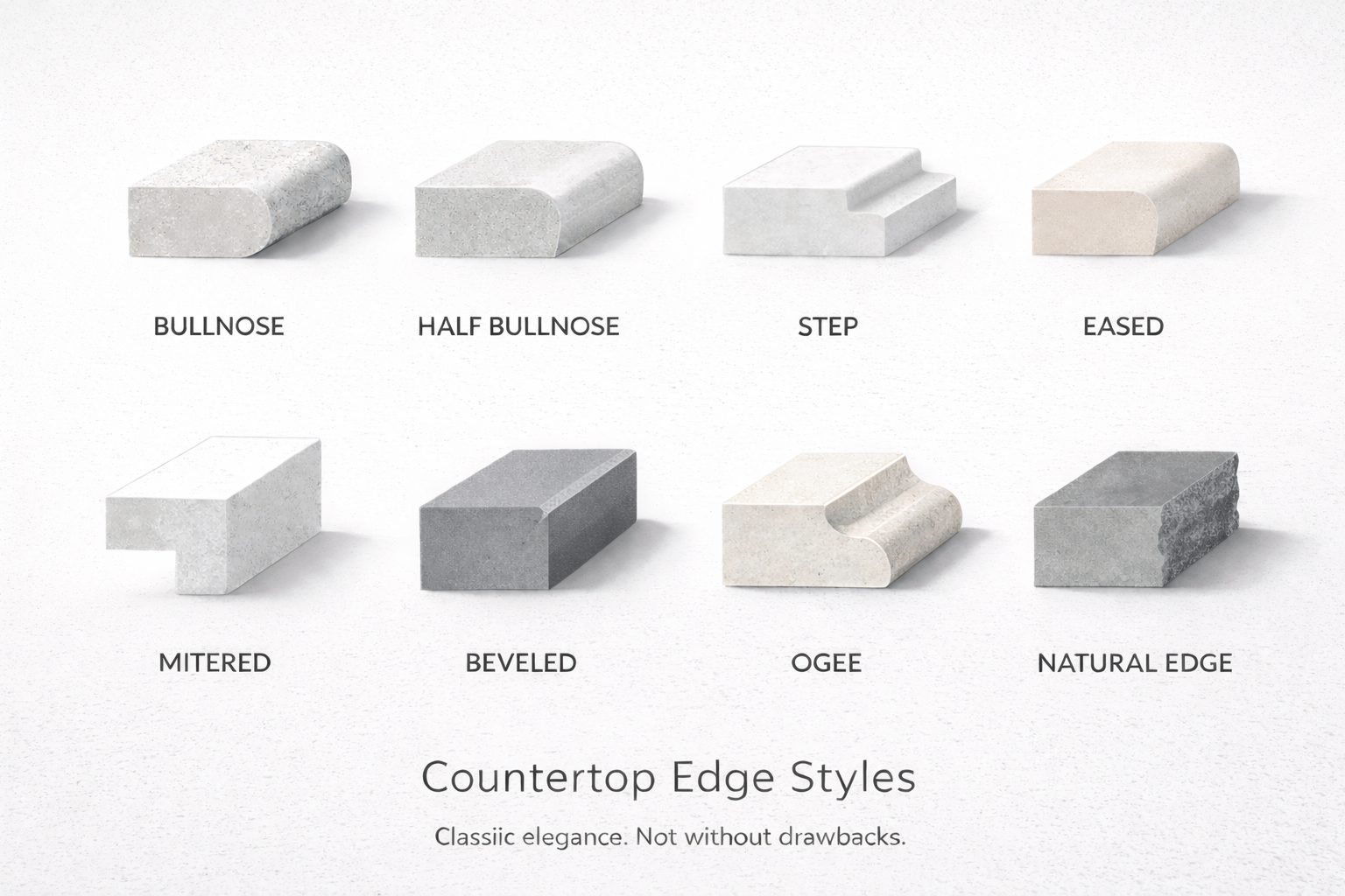 Kitchen Countertop Edge Styles: What Looks Good Now and Still Later ...
