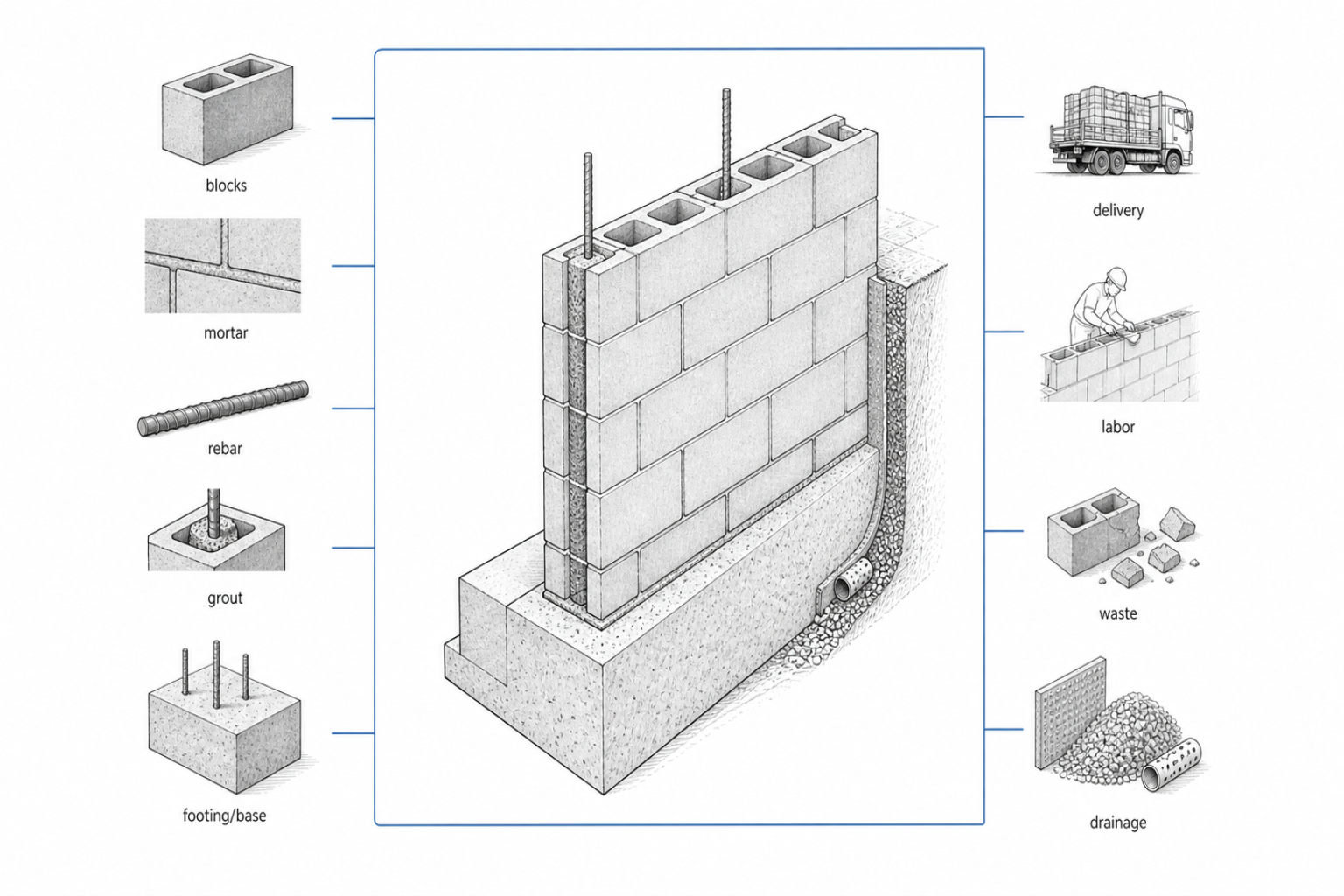 How Much Are Concrete Blocks? Price the Wall, Not the Block ...