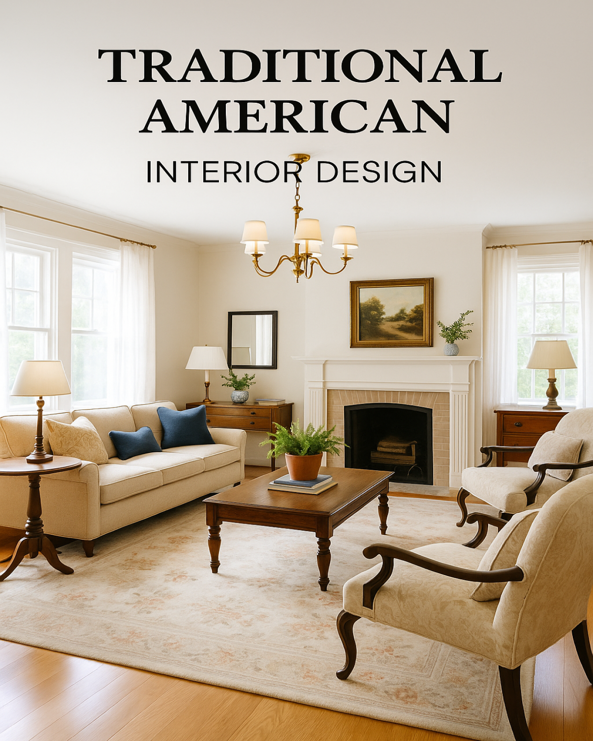 Traditional American Interior Design: Rooms, Trim, and Furniture ...
